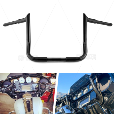 Monkey Bagger Bar 10" Ape Hangers Handlebars For Harley Electra ...
