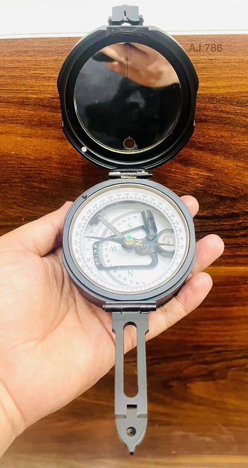 BRUNTON Pocket Transit Compass With Leather Carrying Case | eBay