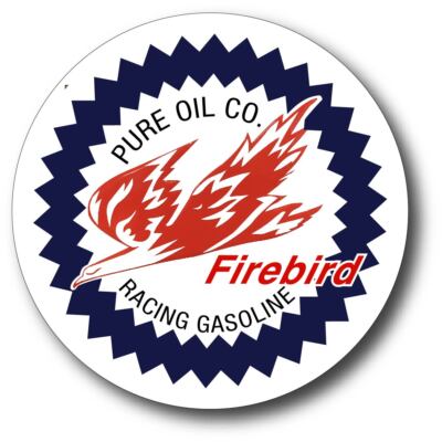 Pure Oil Racing Gasoline Sticker decal hotrod ratrod vintage look car ...
