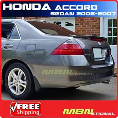 06-07 For Honda Accord 4D Rear Trunk Lip Spoiler Painted NH658P ...