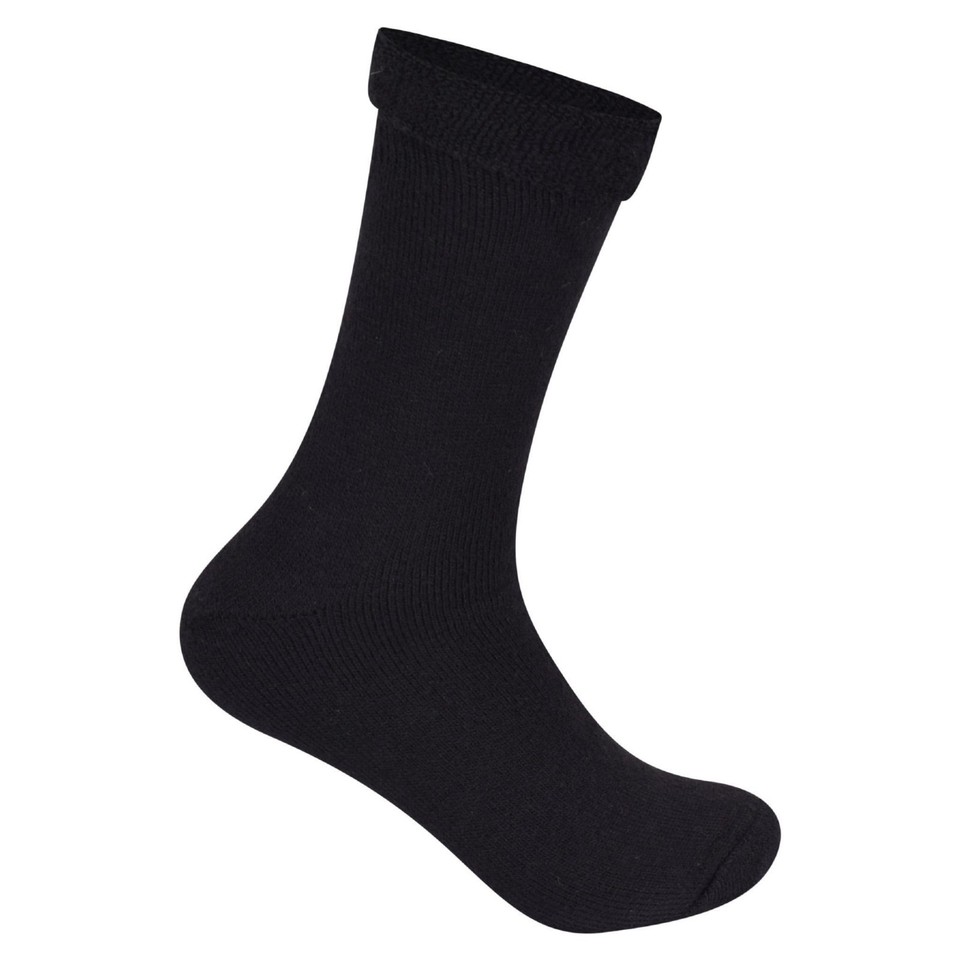 2 Pairs Merino Wool Diabetic Men's Socks Loose Top Non-Elastic Sock's ...