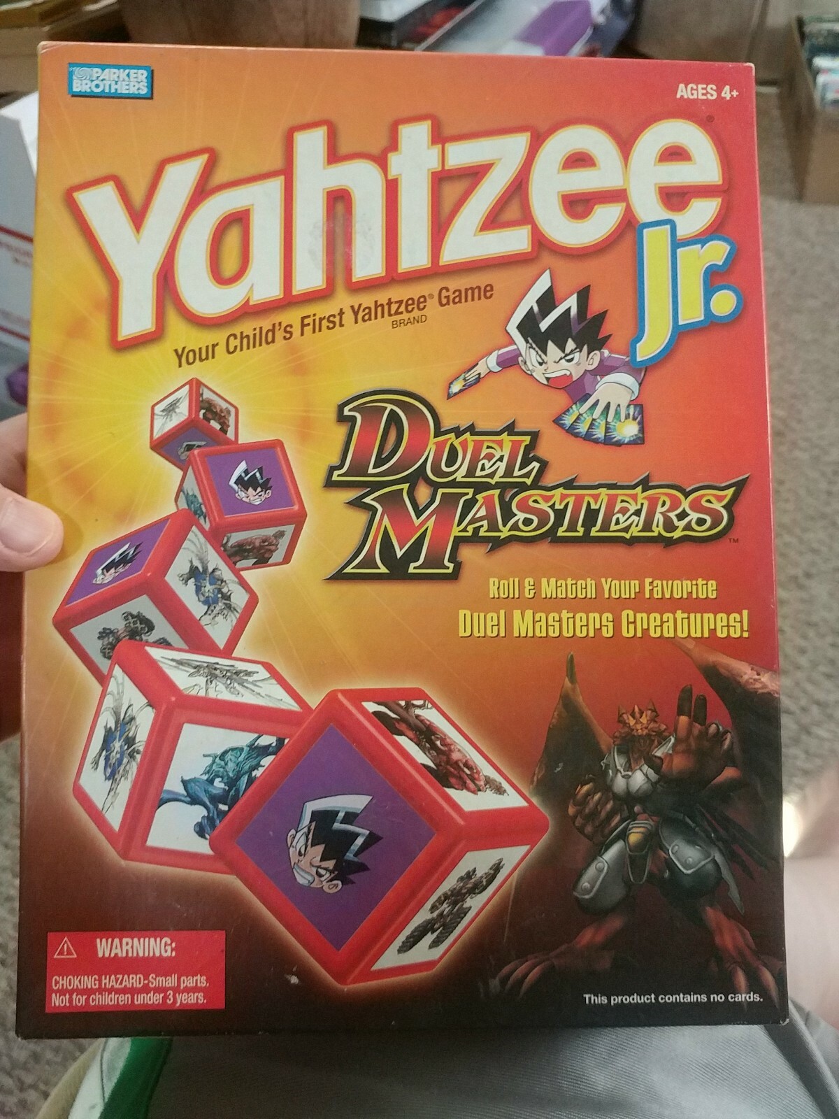Yahtzee Jr. Duel Masters Board Game Wizards of the Coast Parker ...