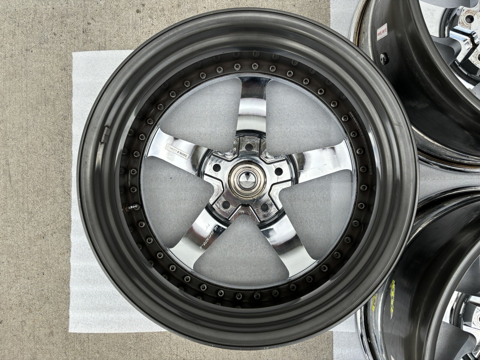 19" Davin Speed SP1 Porsche 911 3-Piece Forged Staggered Wheels Rims ...