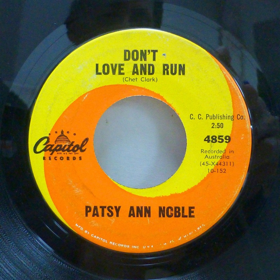 Patsy Ann Noble TEEN Once In A Lifetime on Capitol in STRONG VG+ cond ...