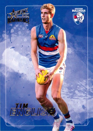 2020 WESTERN BULLDOGS AFL Card TIM ENGLISH Dominance | eBay Australia