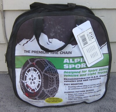 Laclede ALPINE SPORT Diamond-Pattern TIRE CHAINS 2321 SUV/Light Trucks ...