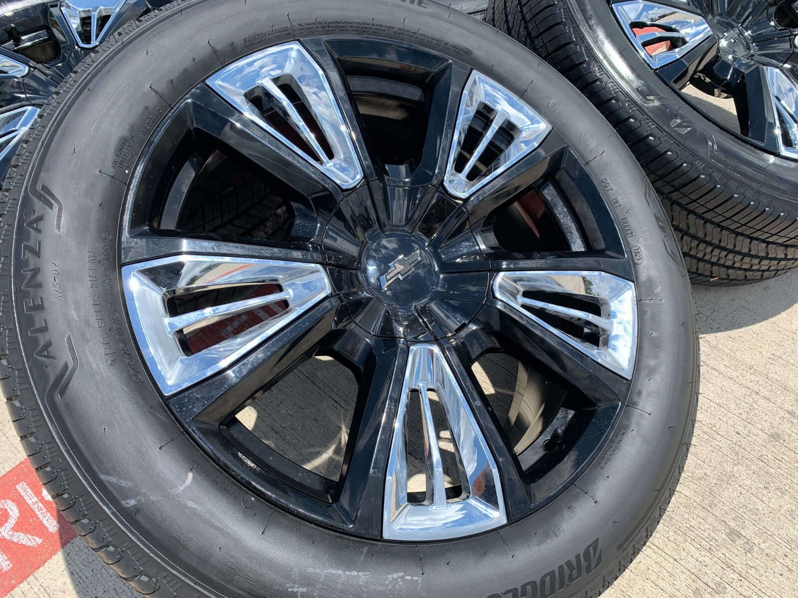 22" Chevy Tahoe Silverado Suburban RST OEM wheels rims 96951 2023 2024 ...