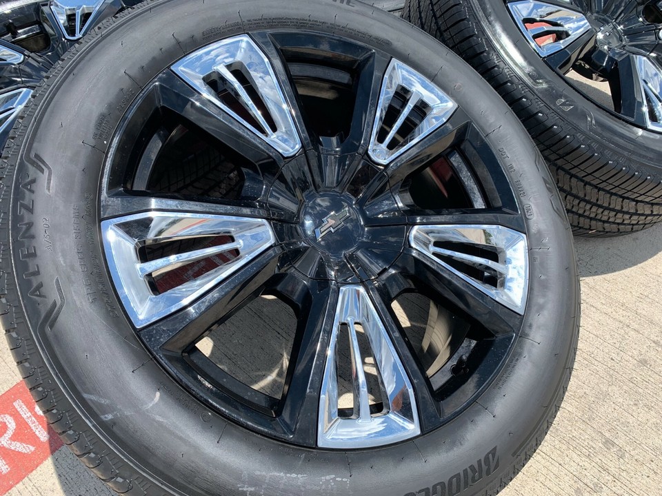 22" Chevy Tahoe Silverado Suburban RST OEM wheels rims 96951 2023 2024 ...