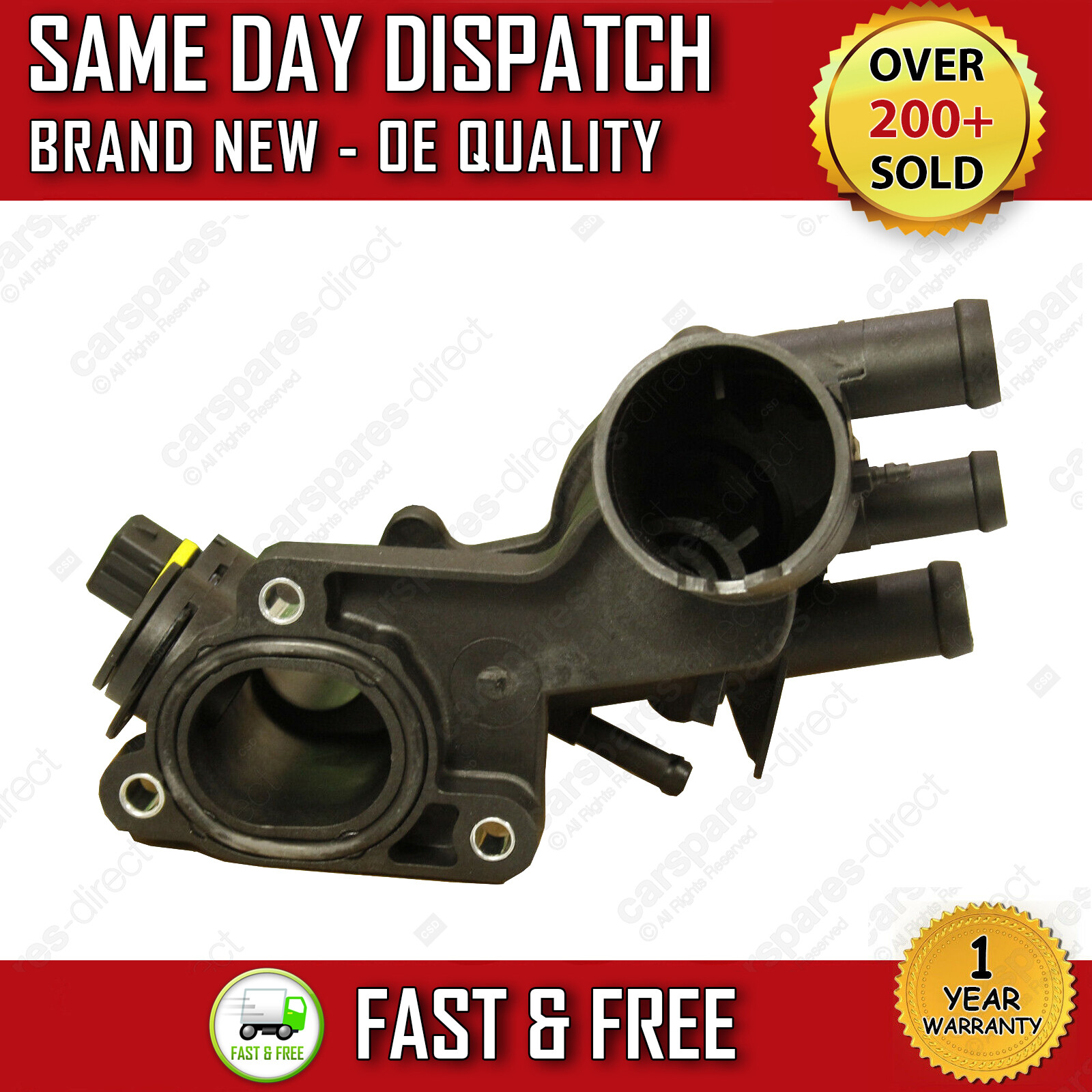 VW POLO / LUPO / VENTO 1991>2005 1.0 1.4 1.6 THERMOSTAT HOUSING ...