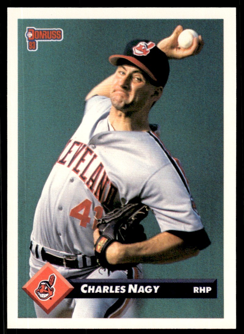 1993 Donruss Baseball Card Charles Nagy Cleveland Indians #141 | eBay