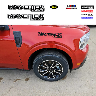 Hood Side Decals Car Stickers For Ford Maverick Lariat Truck Letters ...
