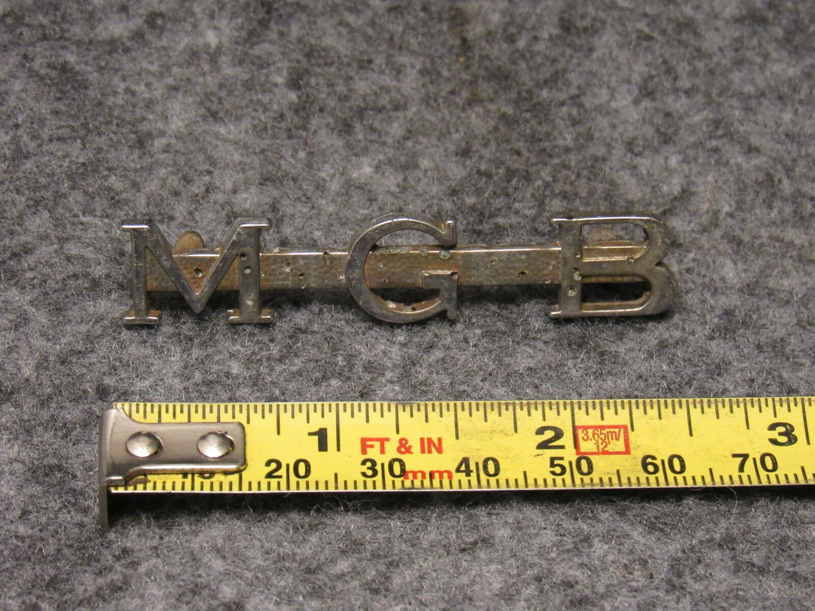 1965 MG MGB Trunk Lid Script Emblem AHH 6079 OEM 52802 | eBay