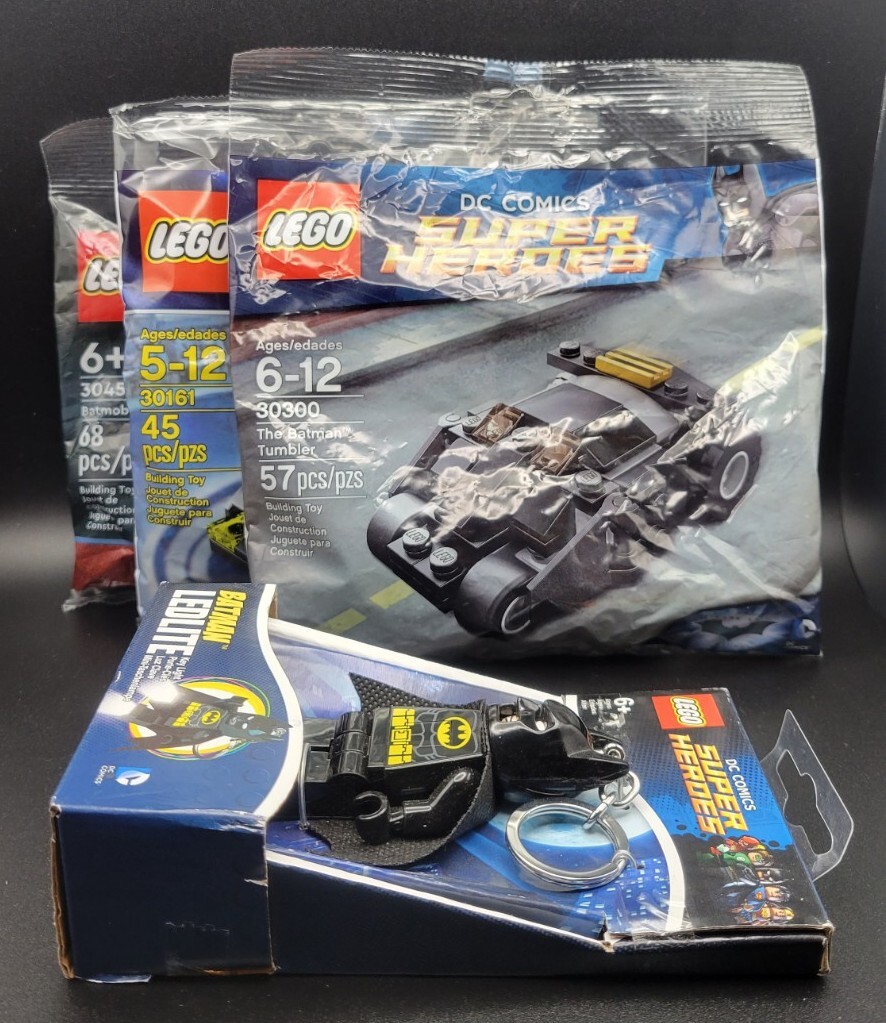 Lot of 4 LEGO - Batman Sealed NEW 30300 30161 30455 and LEDLite ...