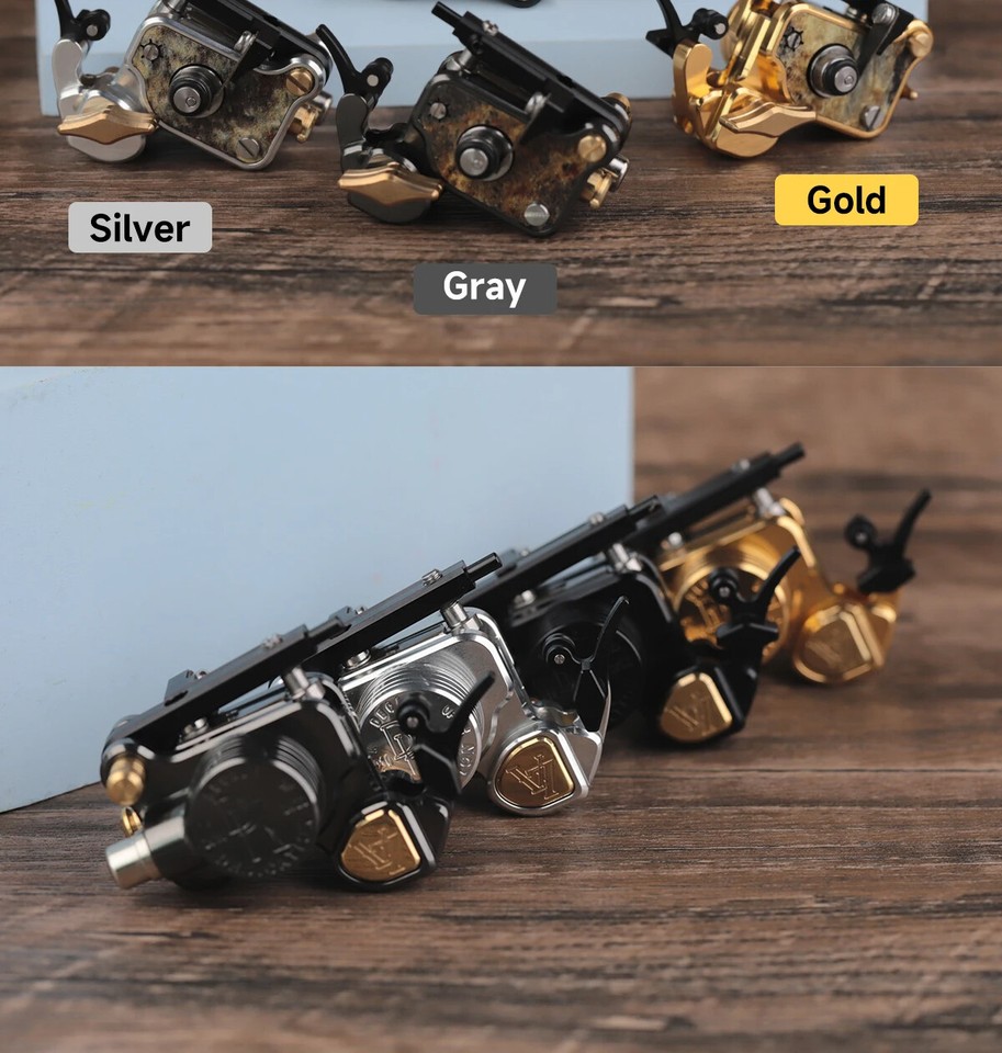 NEW DK V7 Rotary Tattoo Machine Japanese Coreless Motor Upgraded RCA ...