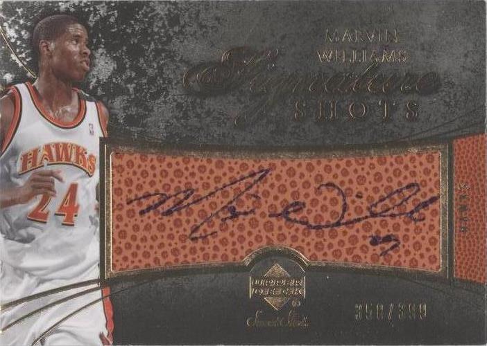 2007-08 Upper Deck Sweet Shot - Signature Shots Marvin Williams #SS-WI ...