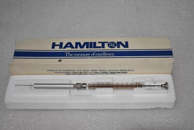 HAMILTON CO. MICROLITER #7105 SYRINGE KNURLED HUB | eBay