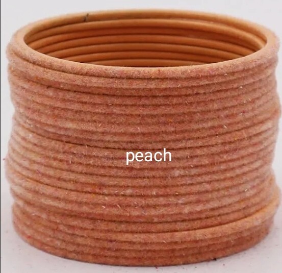 24 Velvet metal bangles for all occasion - Good Quality Bangles | eBay