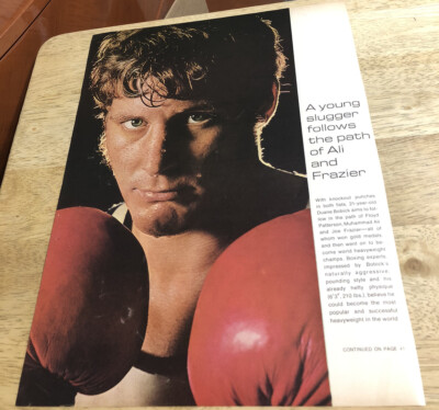 1972 Boxer DUANE BOBICK - Vintage Magazine Article Clipping | eBay