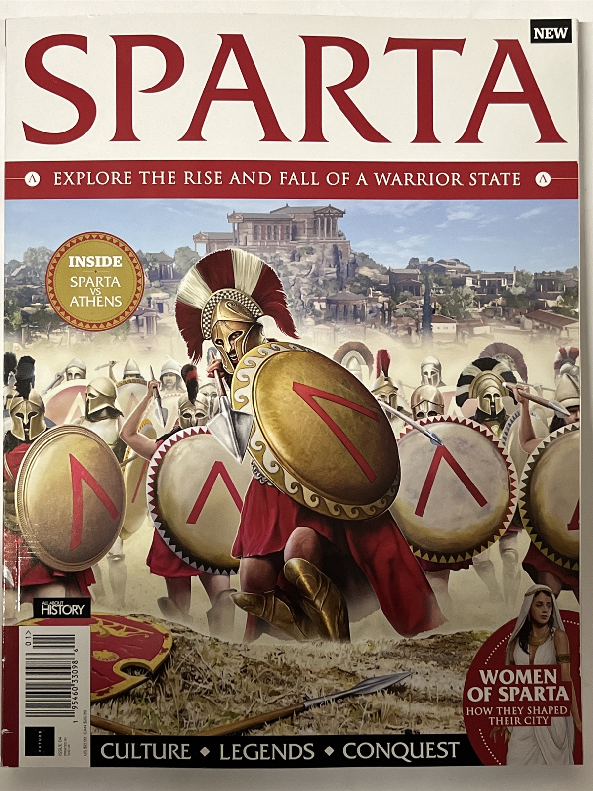 SPARTA All About History Special WOMEN OF SPARTA Rise & Fall Warrior ...