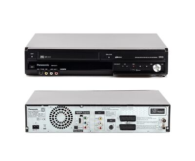 Panasonic Multi Region DMR-EZ47V DVD VCR VHS Recorder DVB DVR Combi 1yr ...