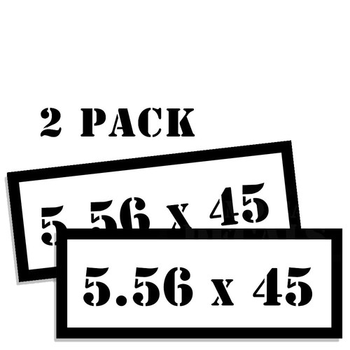5.56x45 Ammo Can label Stickers Decal Ammunition (2 pack) | eBay