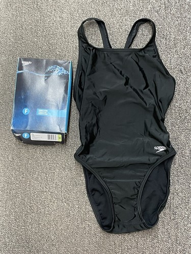 NWT Womens Speedo Prolt Supro-A One Piece Competitive Suit Black Size ...