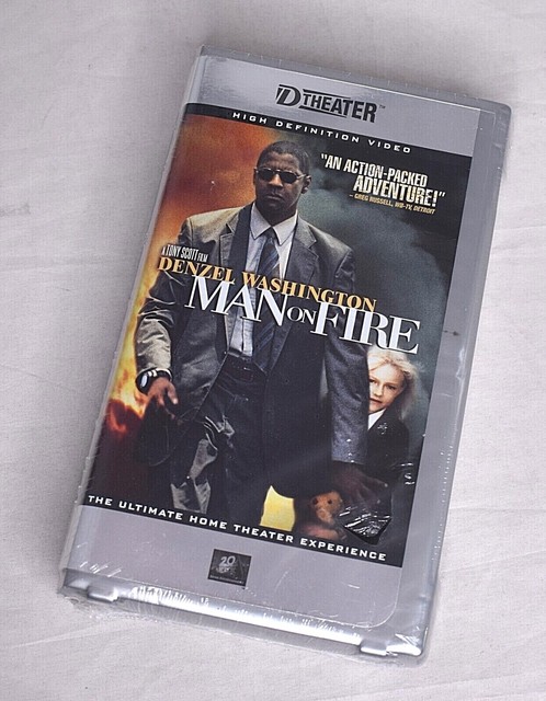 Man on Fire (VHS, 2004, D-VHS D-Theater High Definition Video) for sale ...