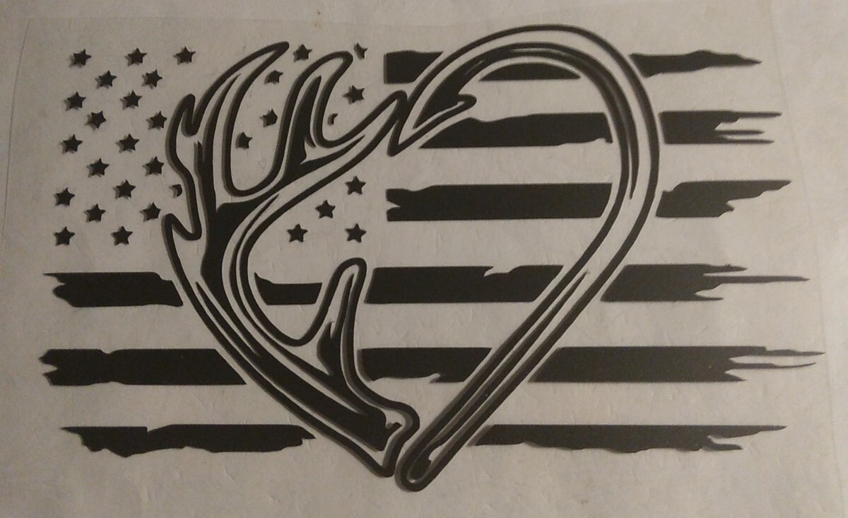 Fish Hook Heart Drawing