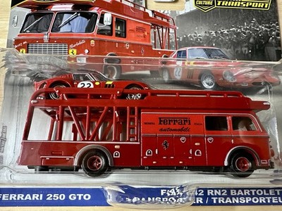 🔥2025 Hot Wheels Team Transport FERRARI 250 GTO and FIAT 642 RN2 ...