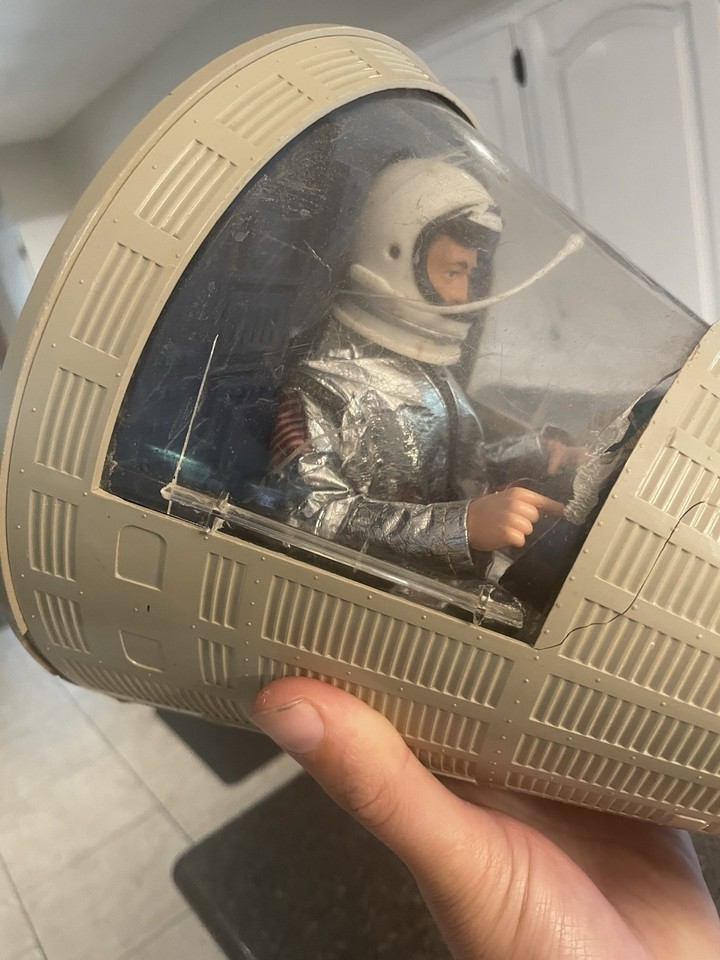 Vintage GI Joe Space Capsule w/ Silver Astronaut Suit & Helmet 1966 ...