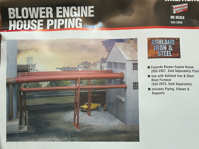 BLOWER HOUSE PIPING DETAIL US STEEL WORKS HO Scale KIT 933-2958 NEW OOP ...