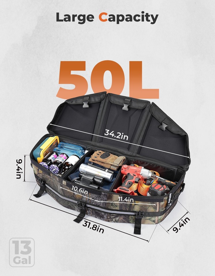 50L ATV UTV Cargo Storage Box Cooler for Can Am Maverick X3 Outlander ...