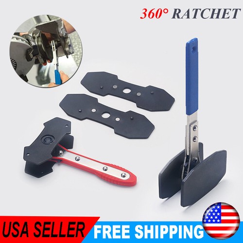 Ratcheting Brake Piston Spreader Press Ratchet Wrench Caliper Pad ...