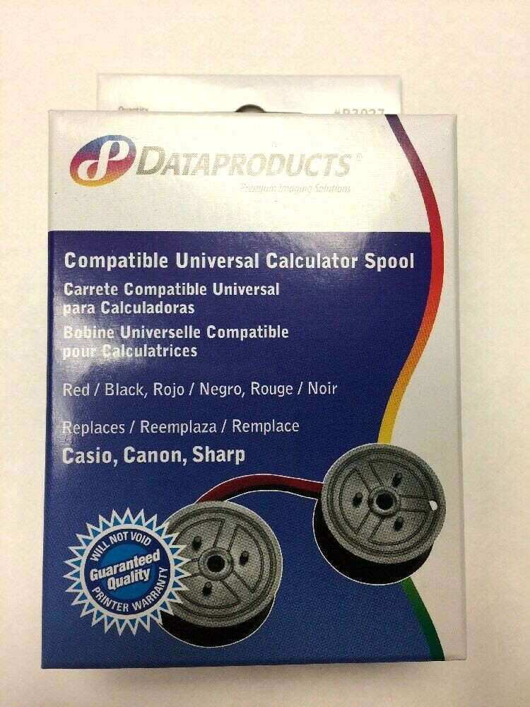 New DataProducts Calculator Ribbon, Black/Red (R3027) Compatible ...