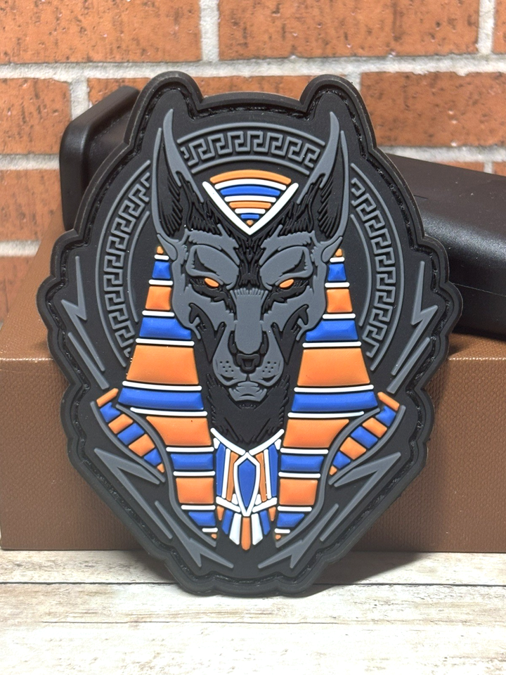 Tactical PVC Patch - Anubis Patch - Morale Egyptian Pharaoh Anubis Patch | eBay