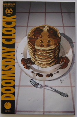Doomsday Clock #4 (May 2018, DC), NM-MT condition (9.8), pancakes cover ...