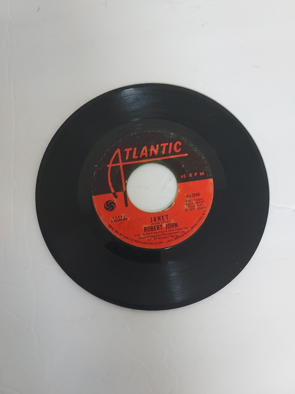 45 RPM Vinyl Record Robert John The Lion Sleeps Tonight VG | eBay