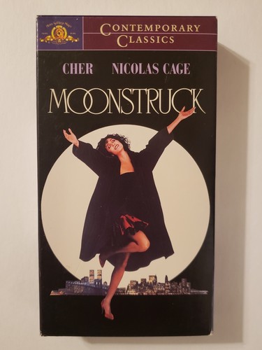 Moonstruck vintage 1987 VHS Cher Nicolas Cage Academy Award winner | eBay