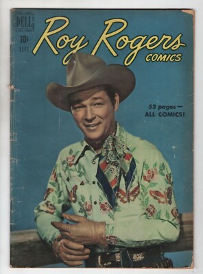 Roy Rogers Comics 33 Dell 1950 VG Photo Nudie Shirt Stetson Hat Cowboy ...