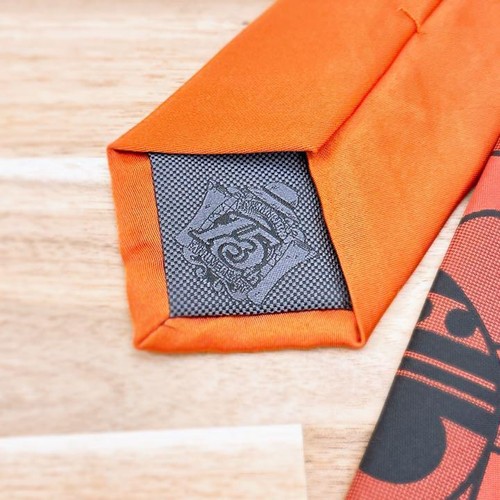 Genuine BANDAI One Piece 15th Limited Necktie Nami Mikan Skull Orange x ...