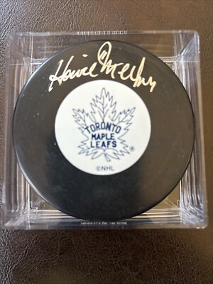 Howie Meeker (HOF) Signed Toronto Maple Leafs Hockey Puck with COA | eBay