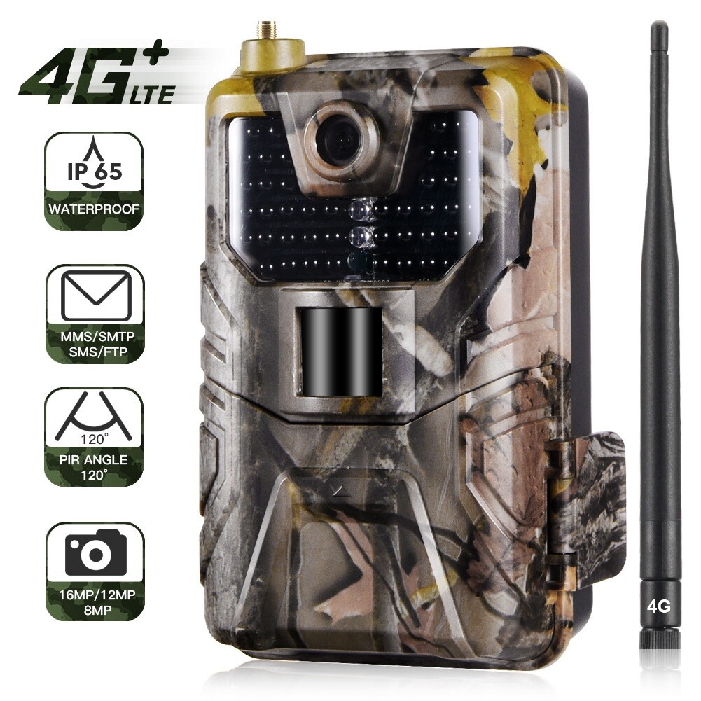 4G Hunting Trail Camera Cellular Hunting Game & Trail Camera Security ...