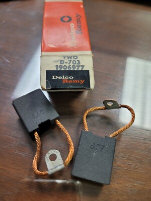 NOS Delco-Remy starter brush set D-703 1906977 53-62 Chevy cars and ...