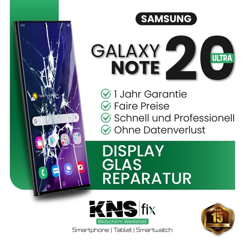 Samsung Nota 20 Ultra Display Vetro Frontale Riparazione Scambio 24 Ore ...