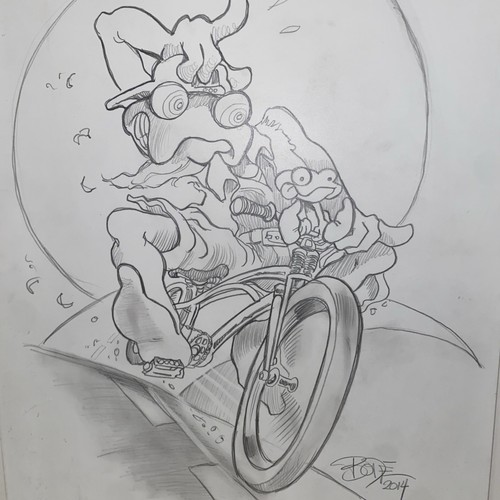 Mark Bode Original Pencil Drawing Signed Dated 2014 | eBay UK