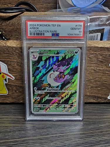 Arbok 176/162 PSA 10 Illustration Rare Temporal Forces Pokemon Card ...