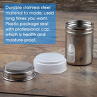 3 Pack Stainless Steel Powder Shaker, Suger Shakers Coffee Cocoa ...