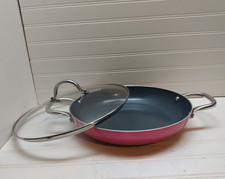 Todd English Try-ply Ceramic Nonstick Round Induction 14" Griddle Pan ...