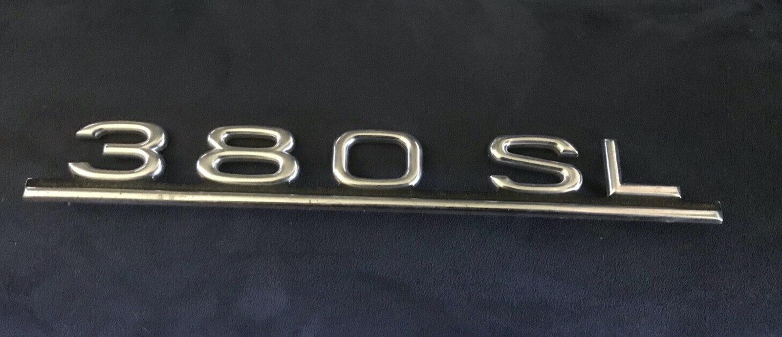 Mercedes-Benz 380sl Silver Rear Trunk Emblem Badge Vintage 1078170815 ...