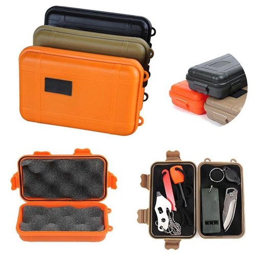 1pcs Waterproof Box Small Outdoor Waterproof Box Survival Kit B3C1 | eBay